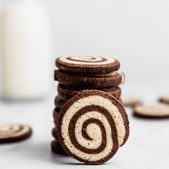 Chocolate Vanilla Swirl Cookies | Cravings Journal