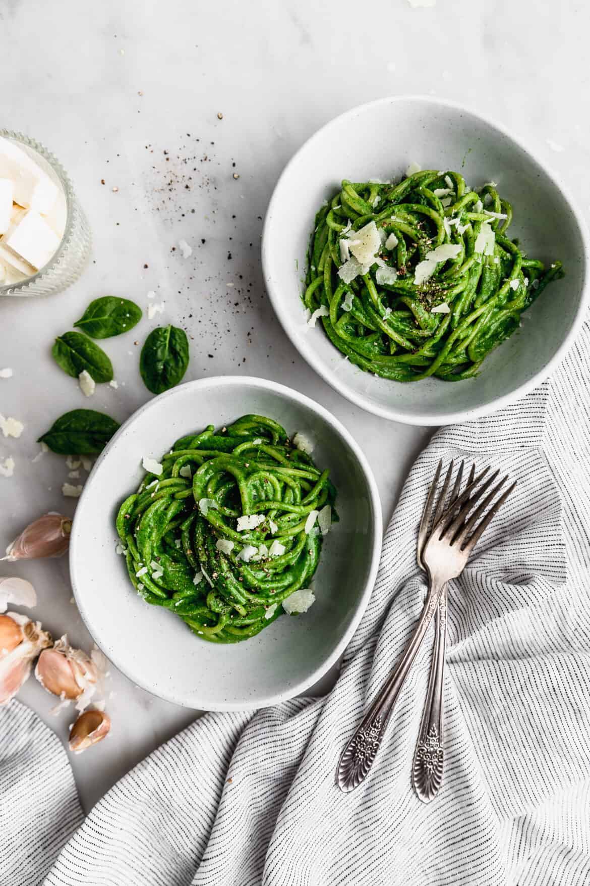 Tallarines Verdes (Peruvian Green Spaghetti) | Cravings Journal