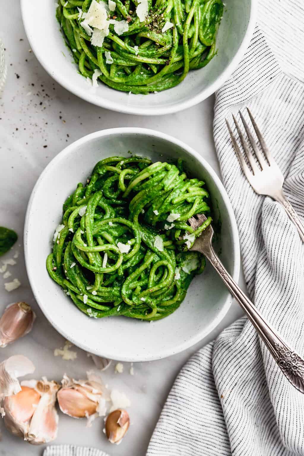Tallarines Verdes (Peruvian Green Spaghetti) | Cravings Journal