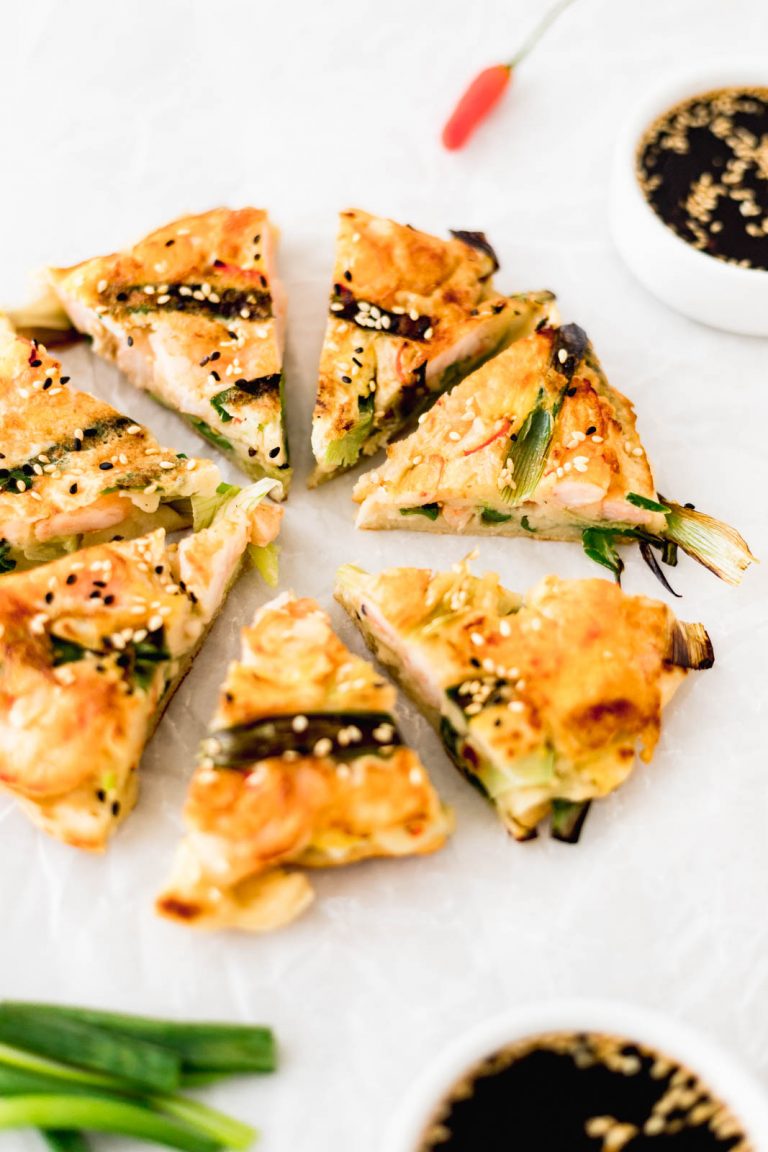 Korean Shrimp Pancakes | Cravings Journal