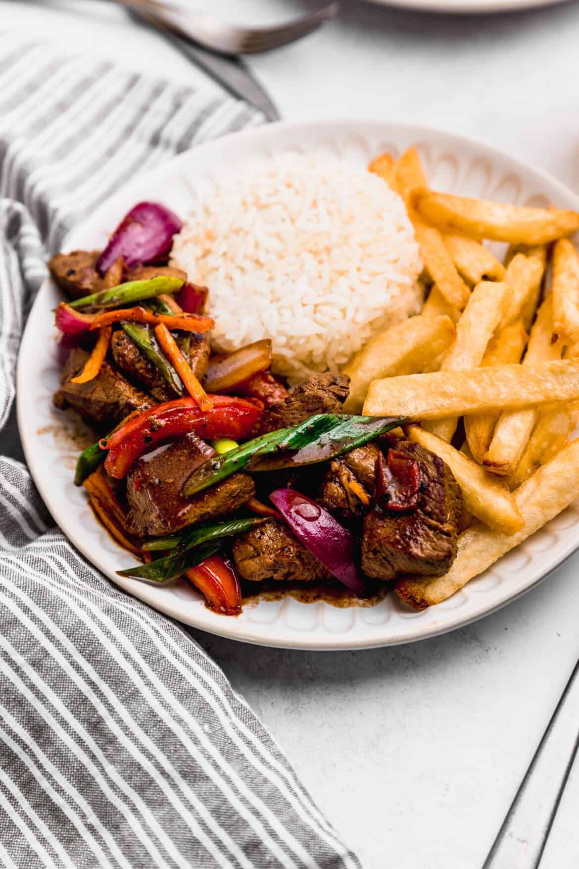 Peruvian Lomo Saltado | Cravings Journal