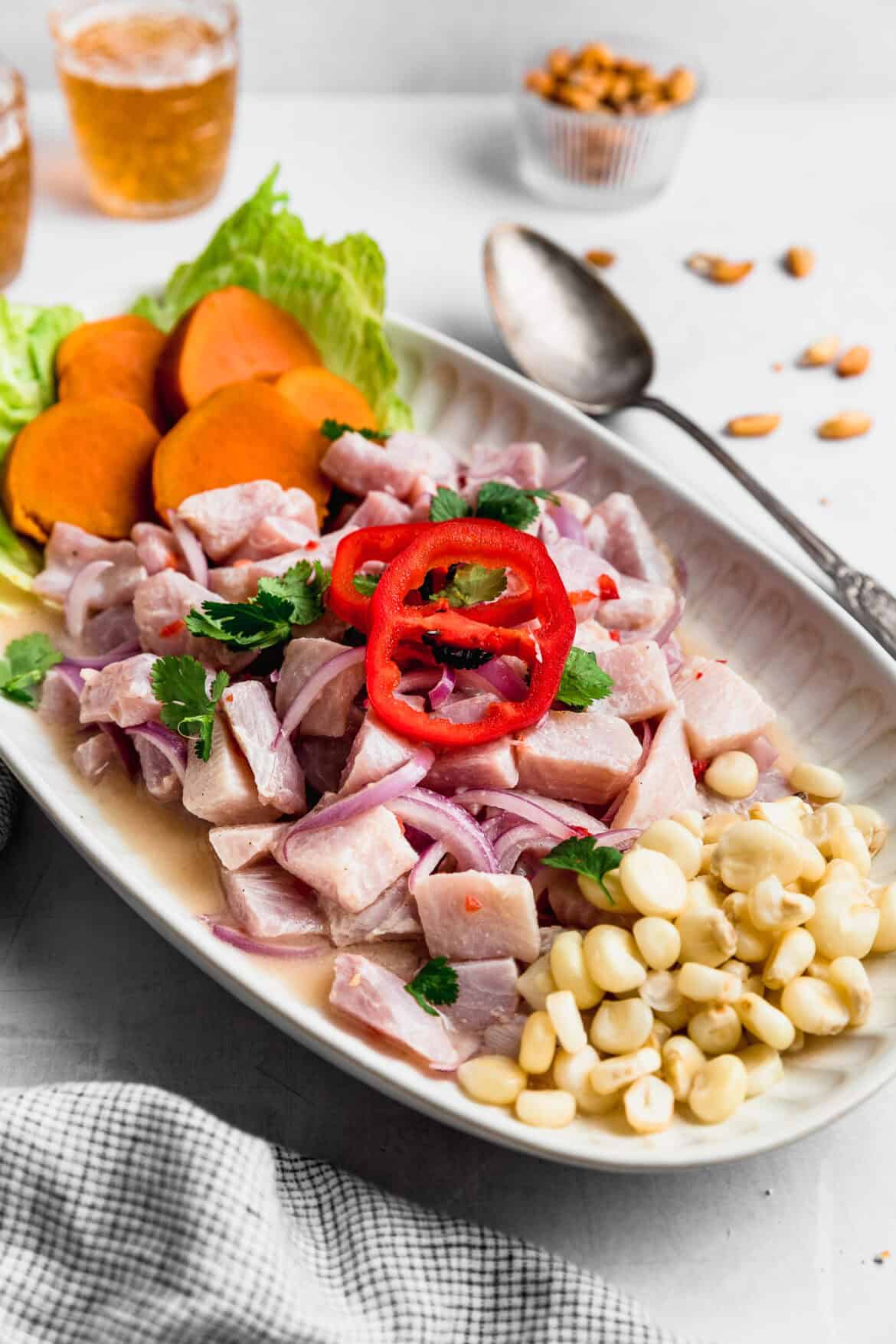 Peruvian Ceviche with Leche de Tigre | Cravings Journal