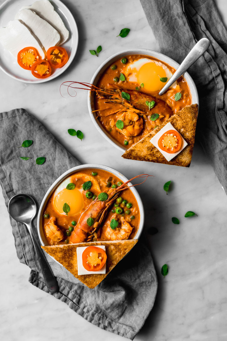 Peruvian Chupe with Shrimp or Langoustines | Cravings Journal