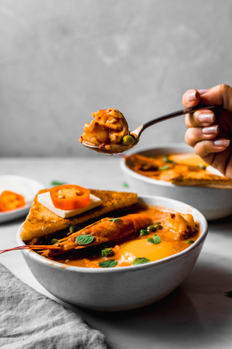 Peruvian Chupe with Shrimp or Langoustines | Cravings Journal