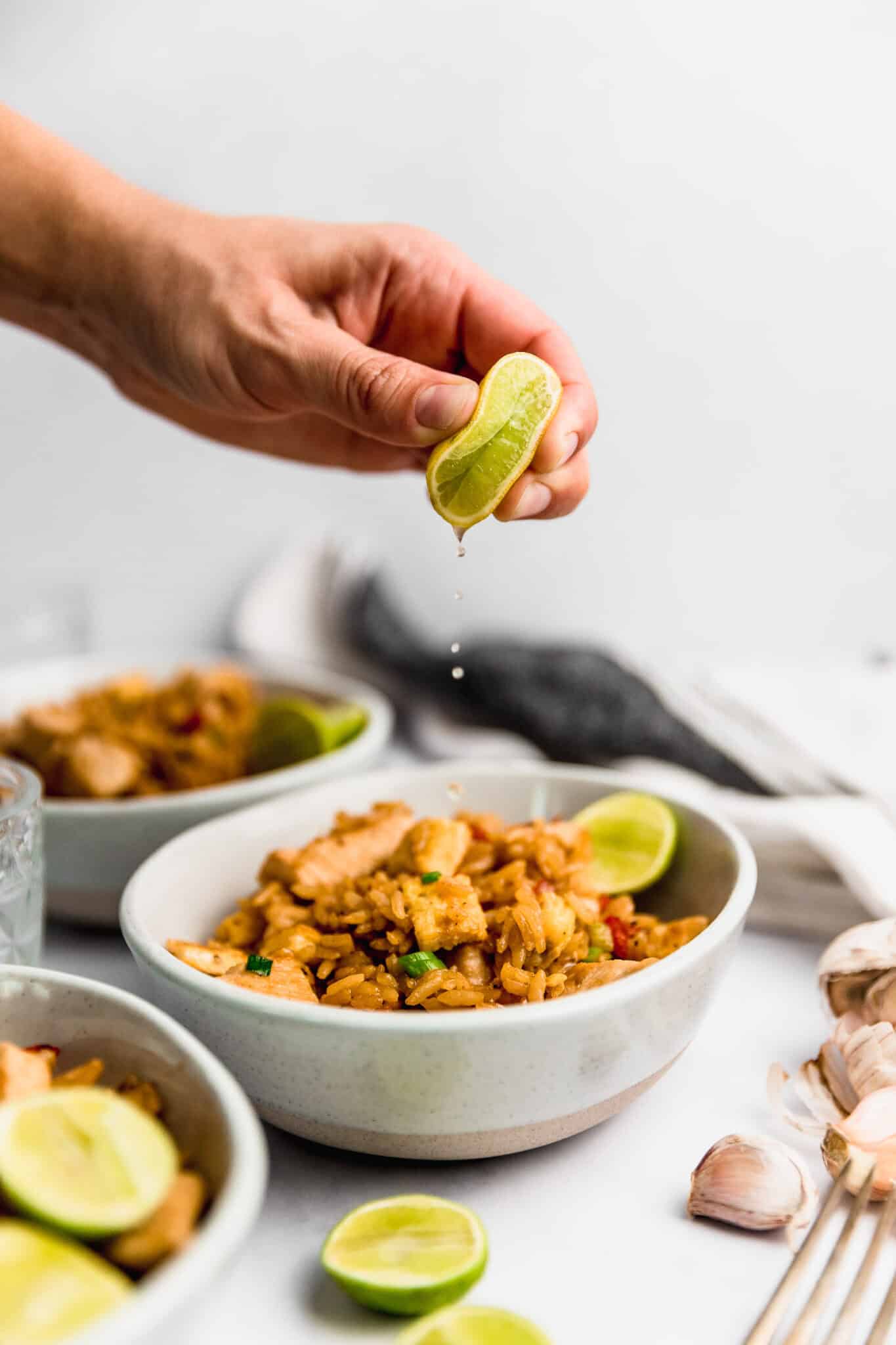 Peruvian Fried Rice with Chicken (Arroz Chaufa) | Cravings Journal