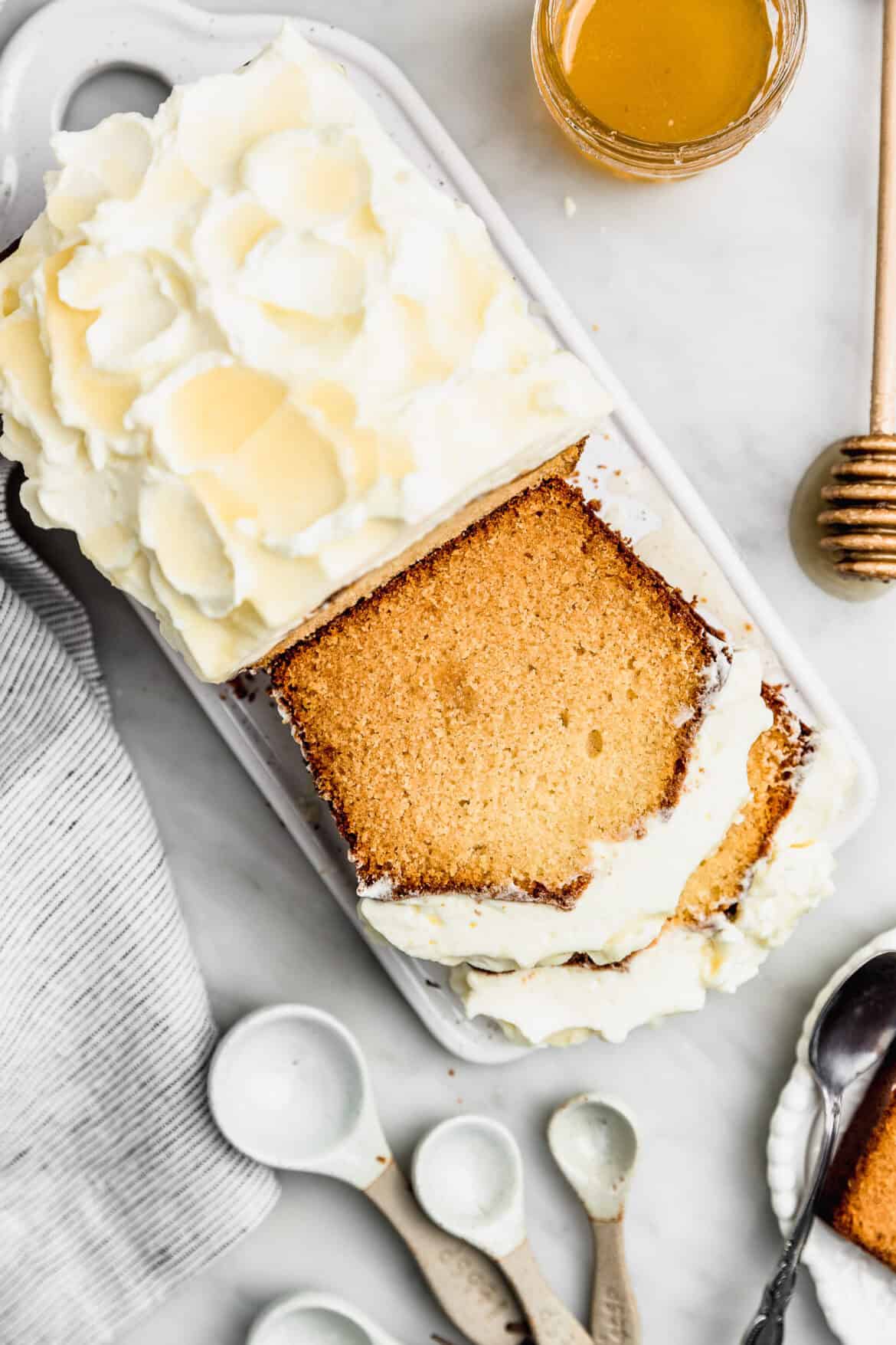 Honey Loaf with Mascarpone Cream | Cravings Journal