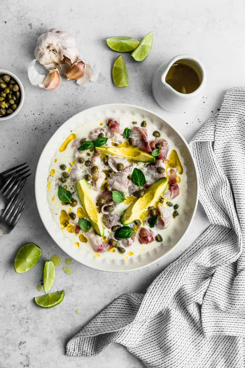 Peruvian tiradito with avocado "apaltado" | Cravings Journal