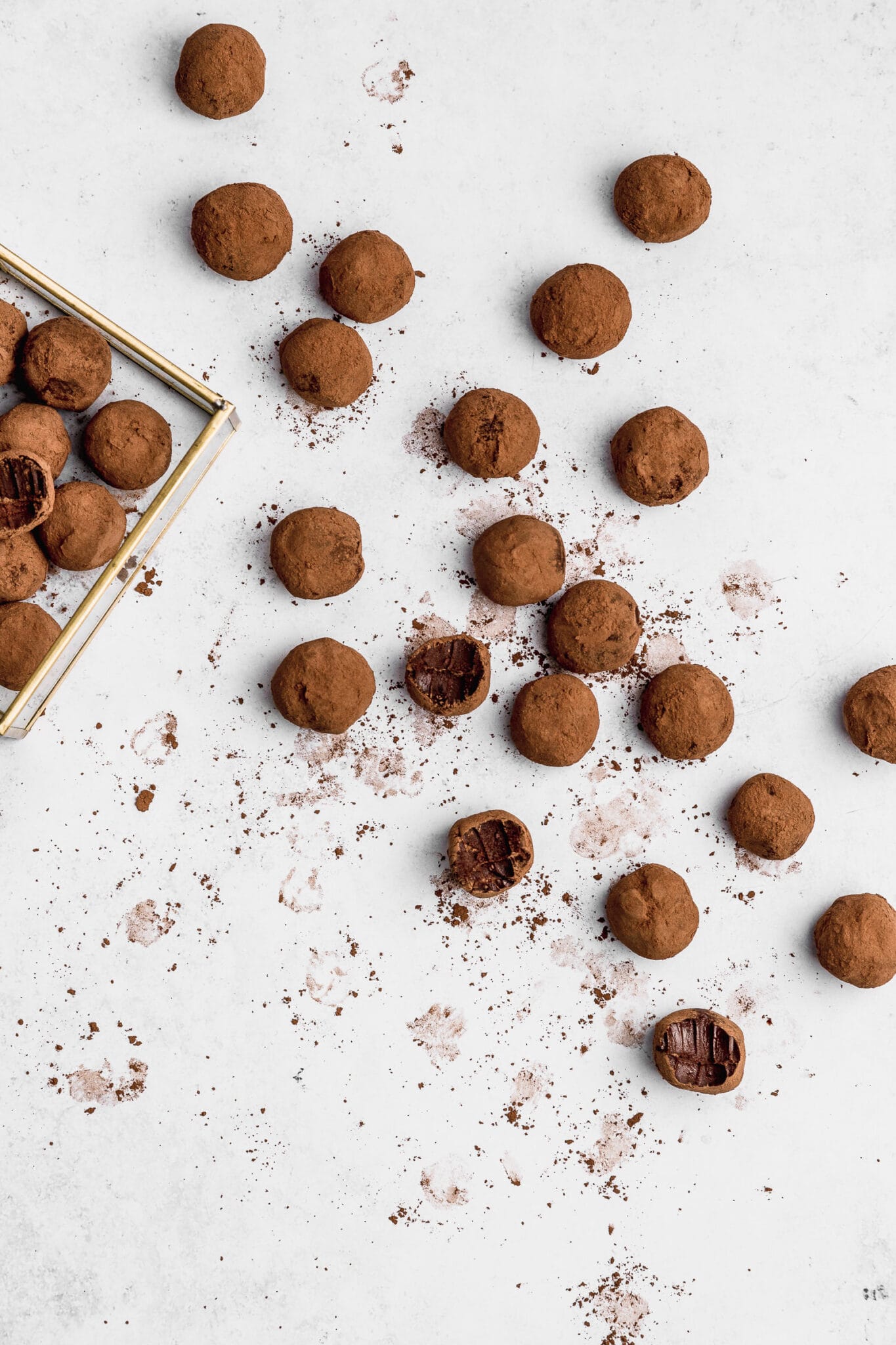 Dark chocolate ganache truffles | Cravings Journal