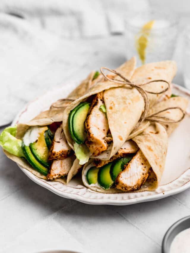 Grilled Chicken Wrap | Cravings Journal