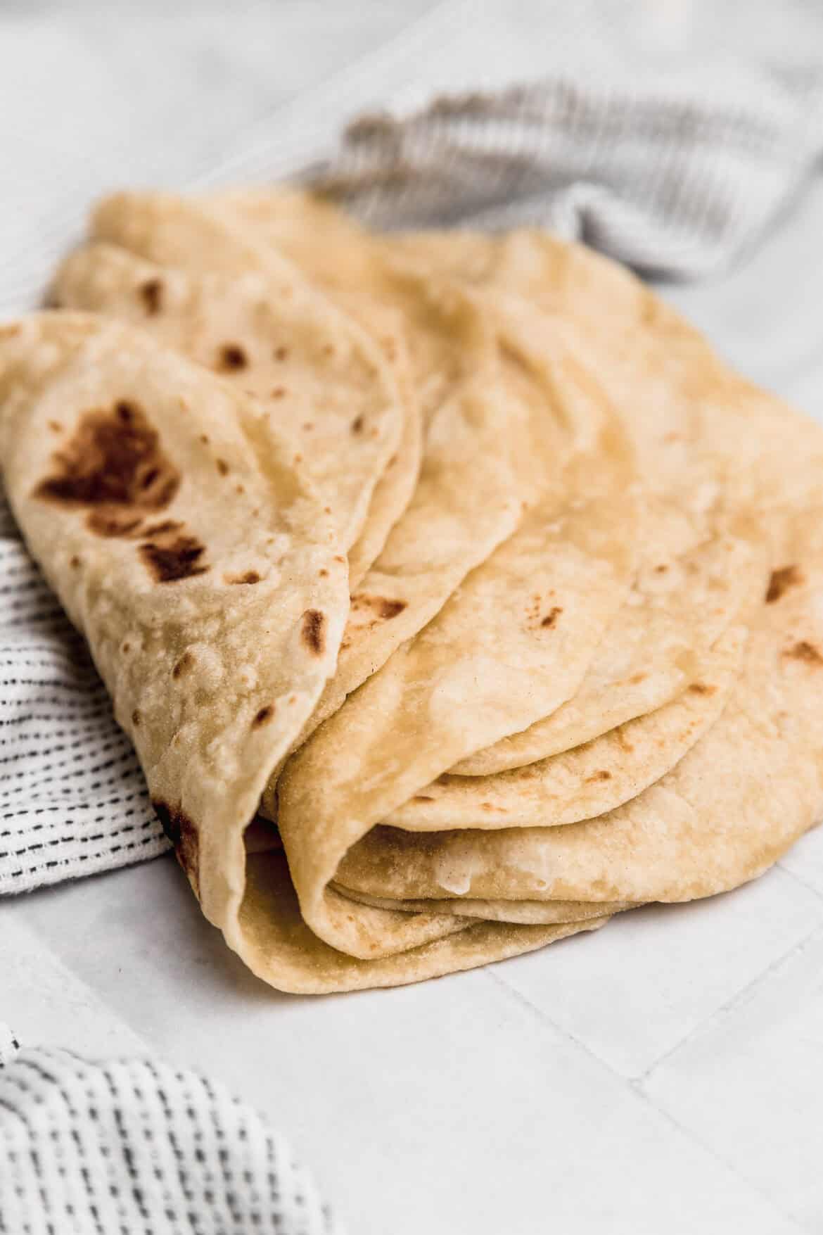 Homemade Flour Tortillas Recipe (5 ingredients) | Cravings Journal