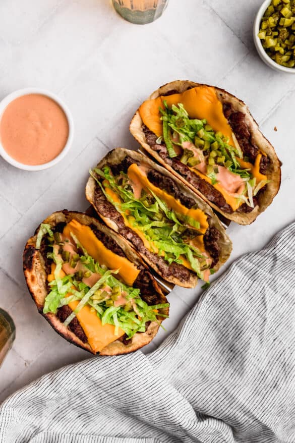 Big Mac Tacos (Smash Burger Tacos) Viral Recipe | Cravings Journal
