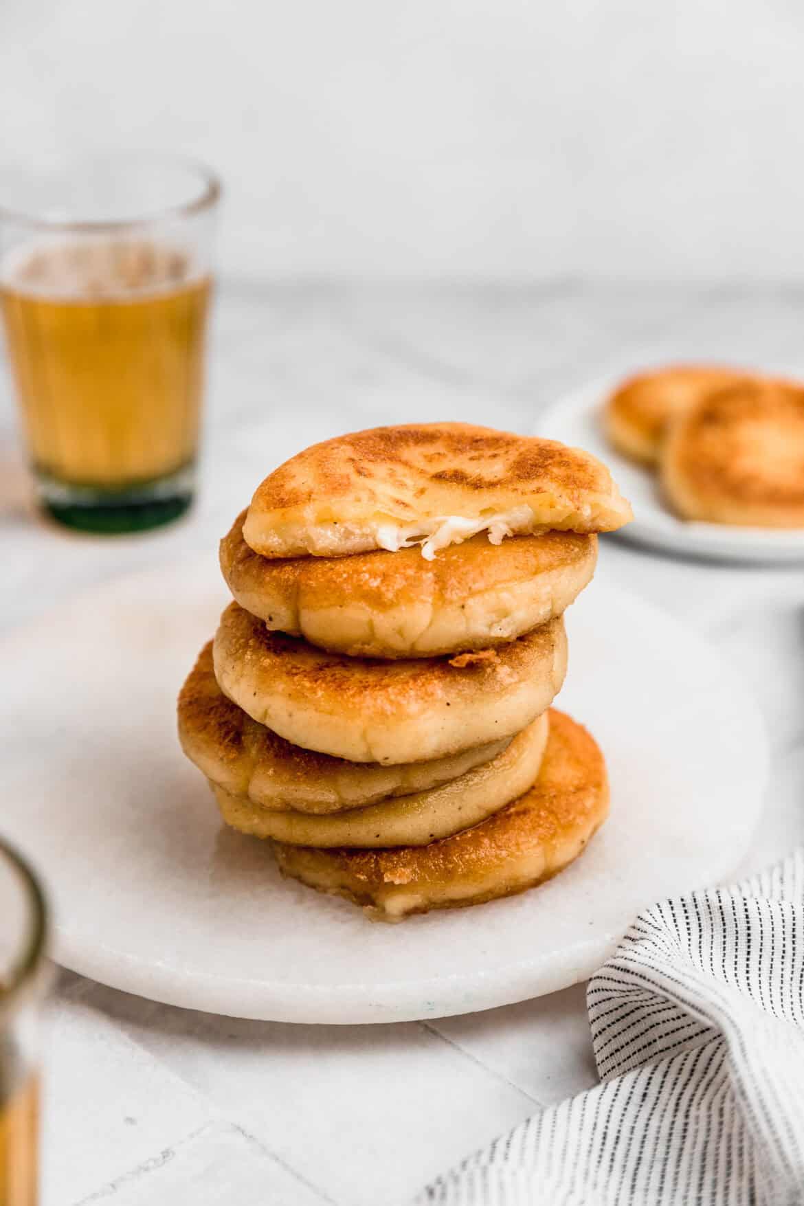 Potato Arepas Filled with Cheese | Cravings Journal