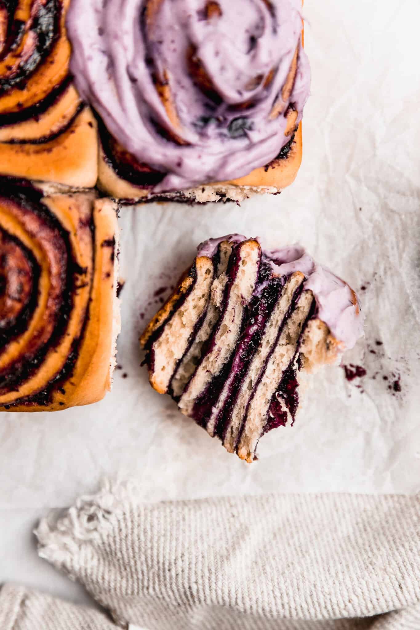 Blueberry Cinnamon Rolls (Blueberry Rolls) | Cravings Journal