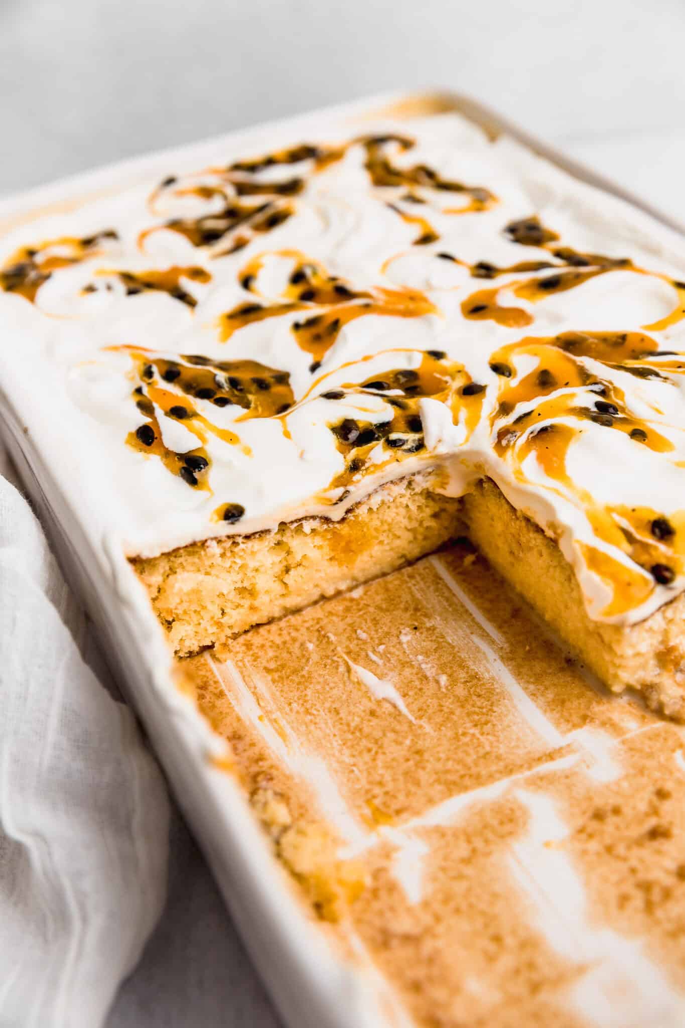 Passion Fruit Tres Leches | Cravings Journal