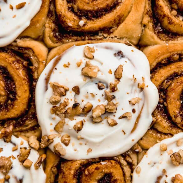 Caramel Pecan Cinnamon Rolls (Easy Sticky Buns) | Cravings Journal