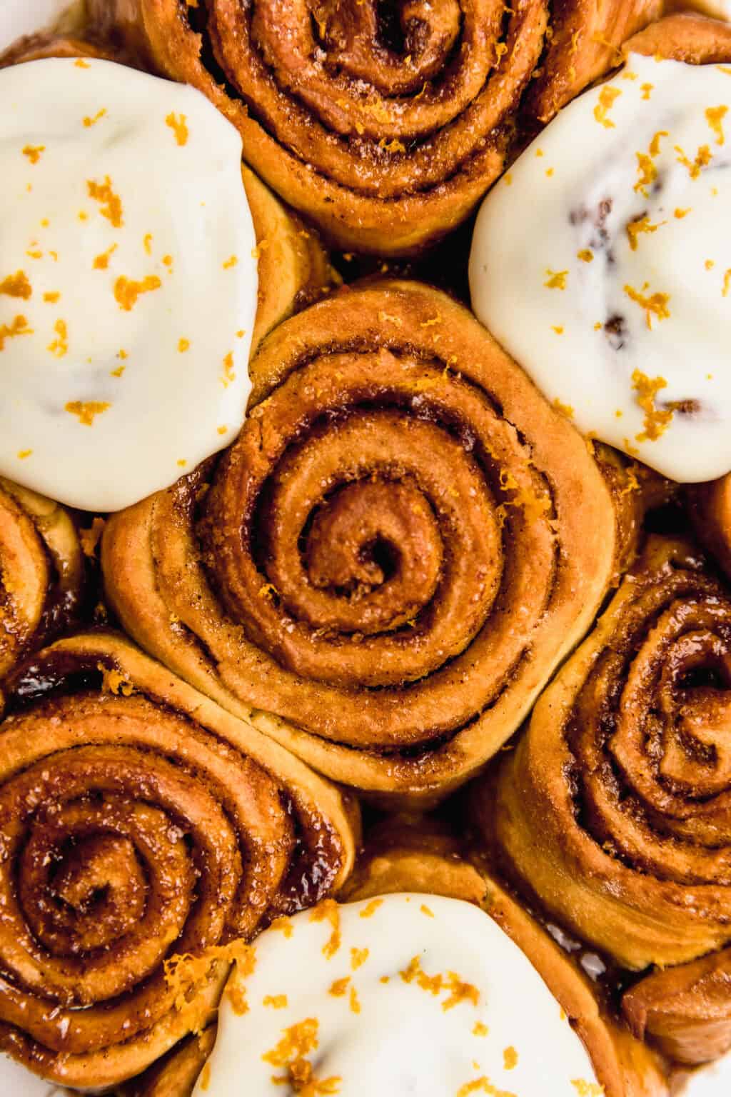 Orange Frosting For Cinnamon Rolls