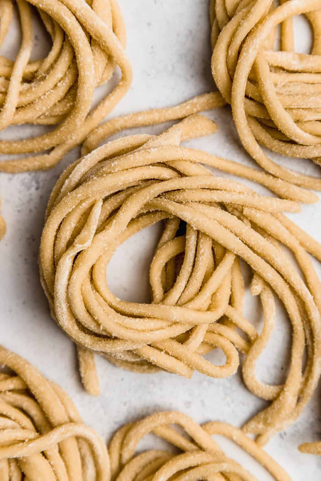 Homemade Hand-Rolled Pici Pasta with Easy Sauce | Cravings Journal