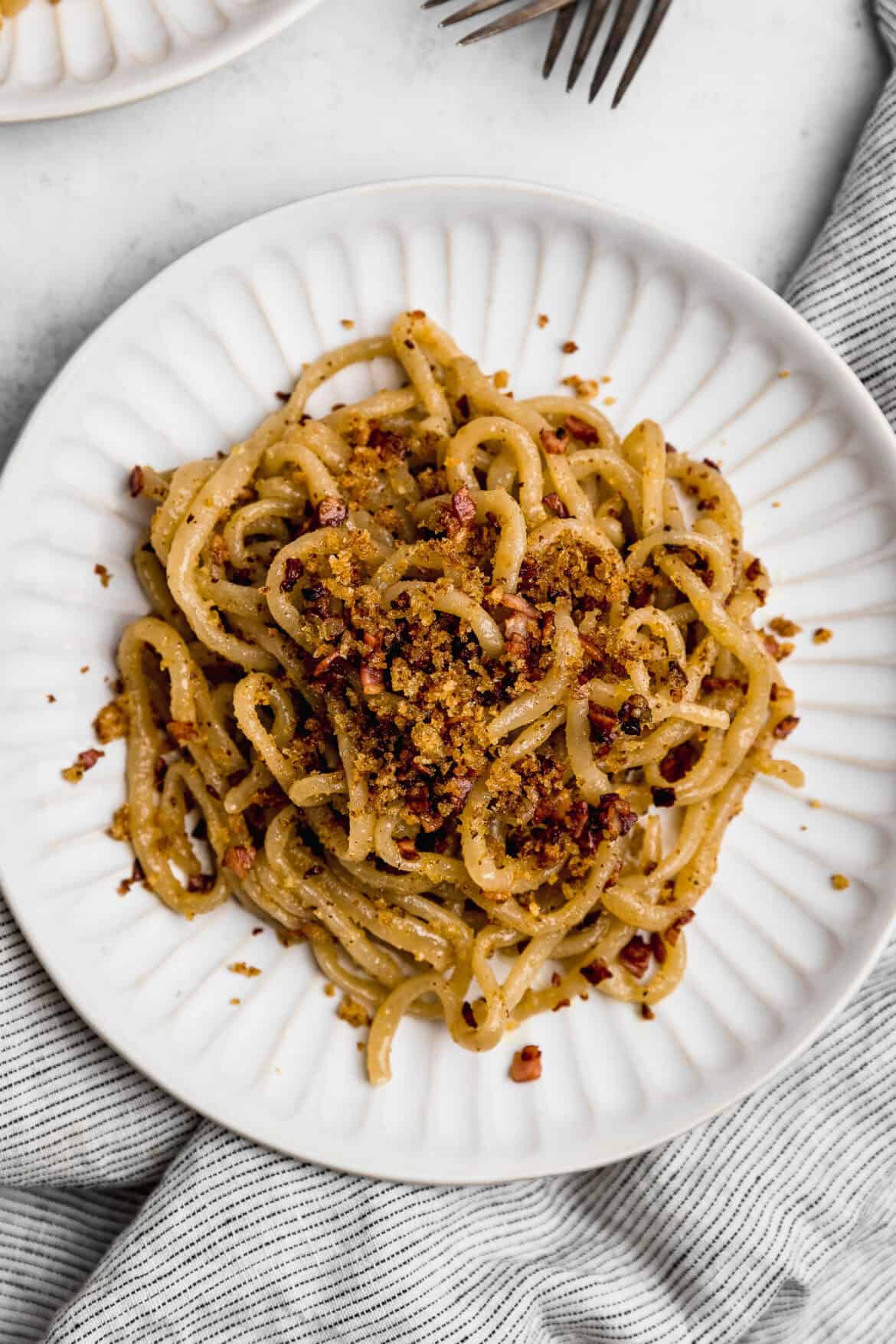Homemade Hand-Rolled Pici Pasta with Easy Sauce | Cravings Journal
