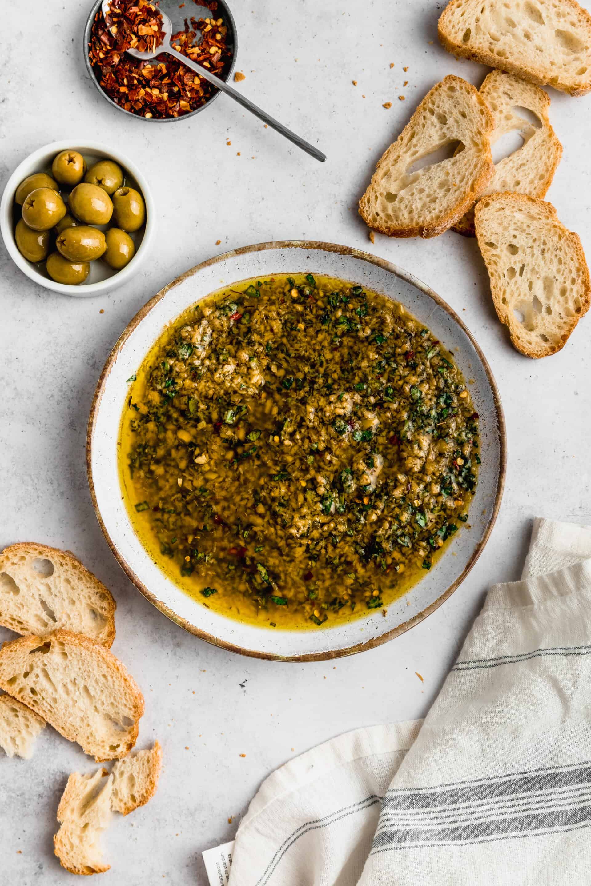 Olive Oil and Balsamic Vinegar Bread Dip Recipe | Cravings Journal