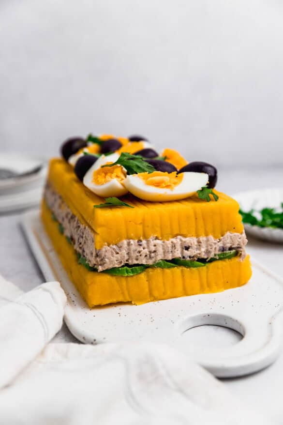 Peruvian Tuna Causa (Mashed Potato Layered with Tuna) | Cravings Journal