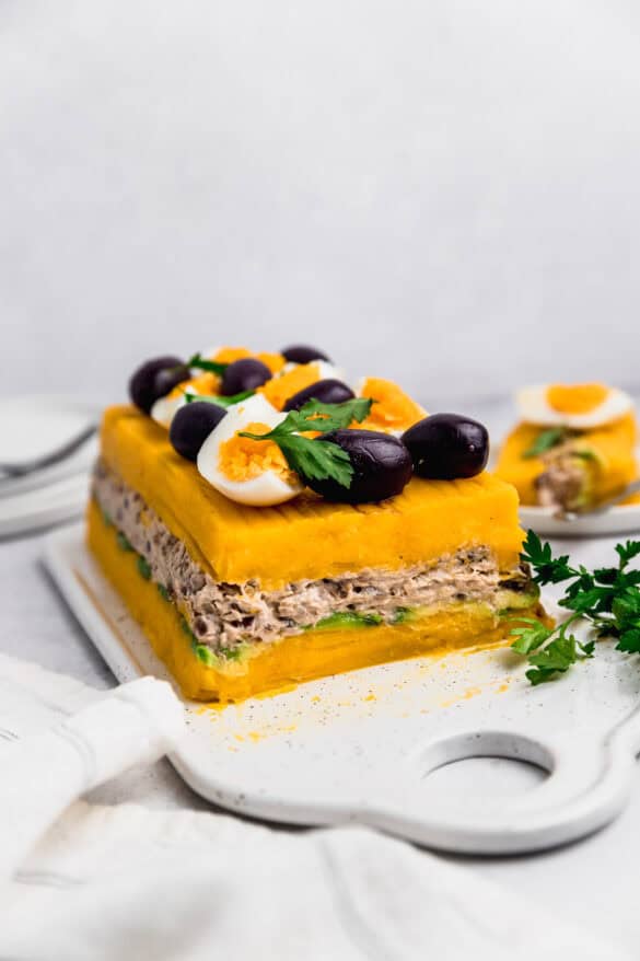 Peruvian Tuna Causa (Mashed Potato Layered with Tuna) | Cravings Journal