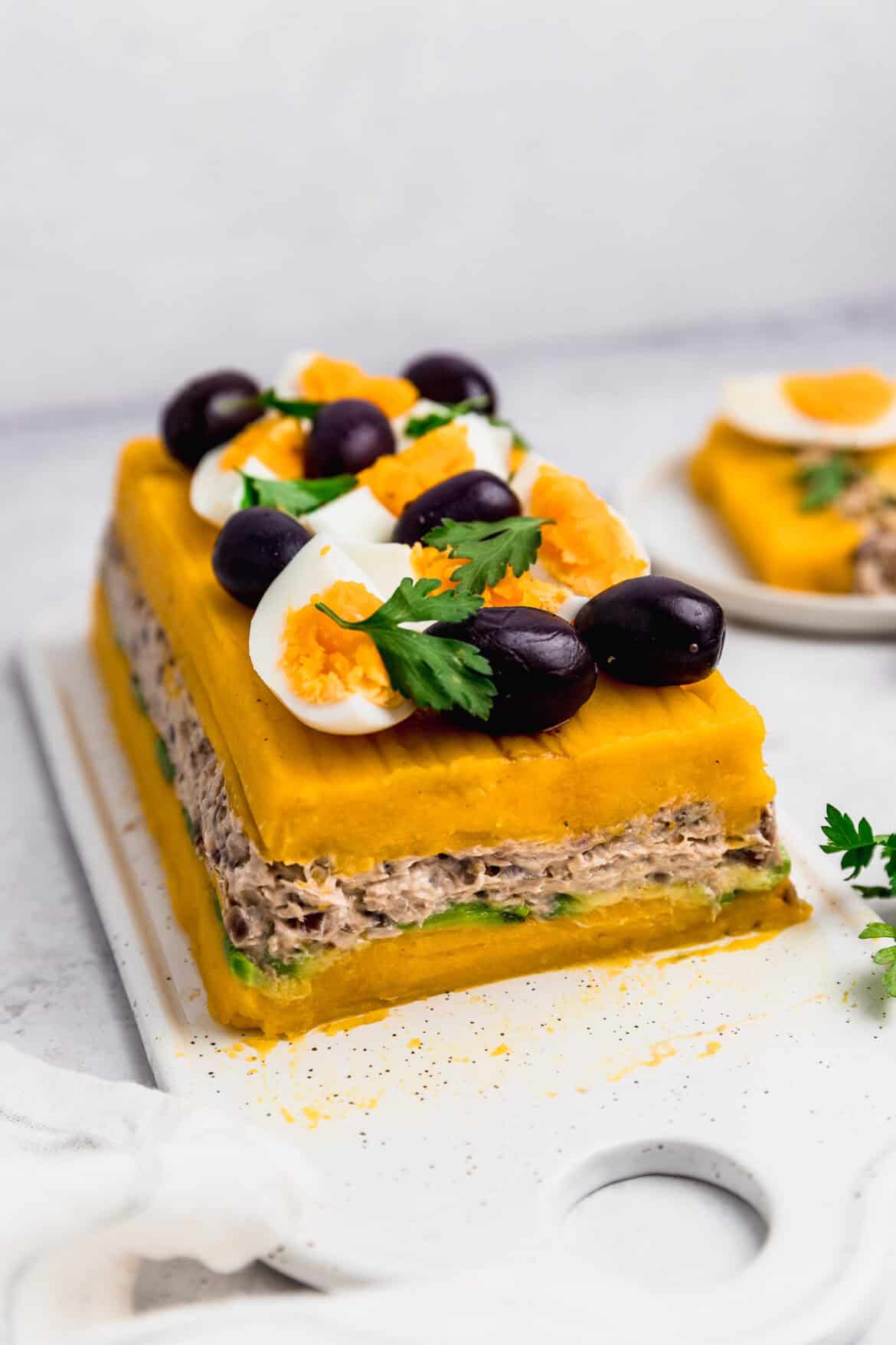 Peruvian Tuna Causa (Mashed Potato Layered with Tuna) | Cravings Journal