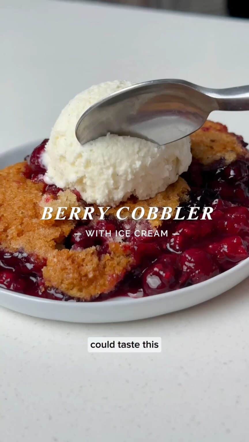 mixed-berry-cobbler-reel-poster | Cravings Journal
