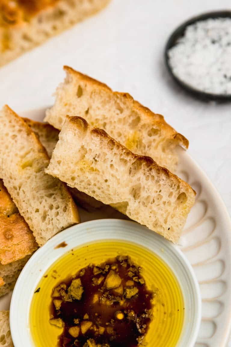 Easy Fluffy Focaccia Bread Recipe with Rosemary | Cravings Journal